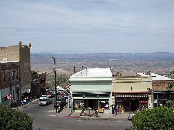The view from Jerome stretches forever – one part breathtaking vista, one part vertigo, all parts worth the winding drive.