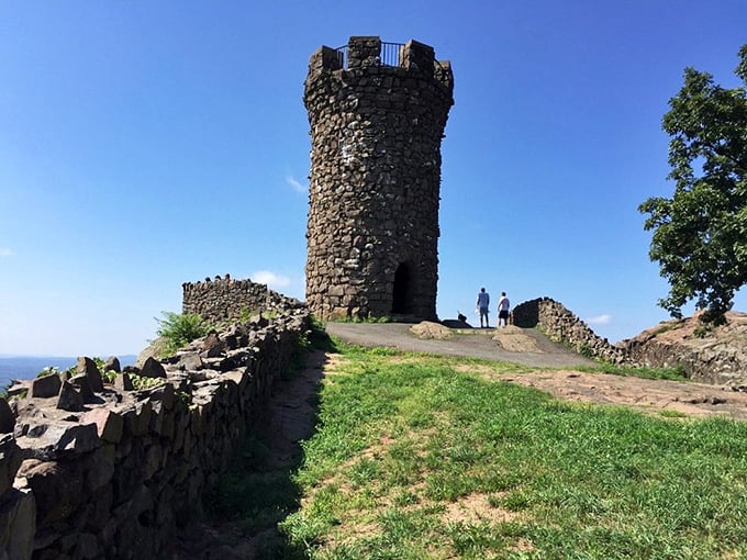Castle Craig stands like Connecticut's own mini-fortress, offering panoramic views that'll make your Social Security check feel like a million bucks.