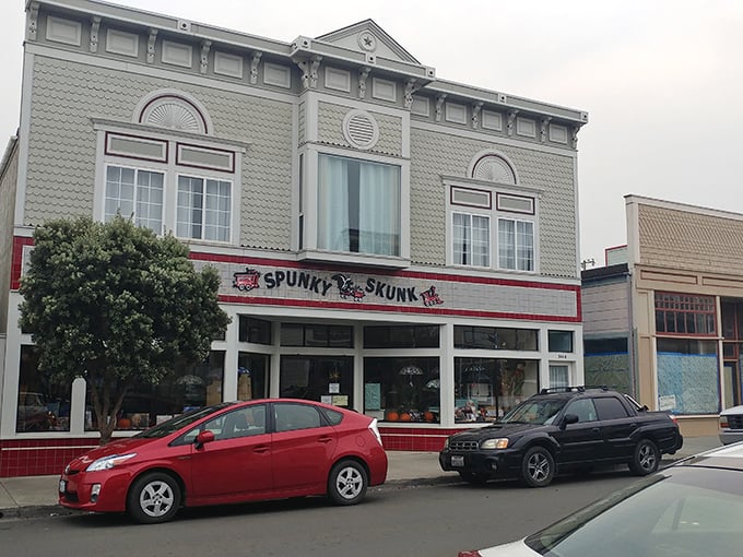 Downtown's historic facades tell stories of lumber barons and fishermen, now housing boutiques where flannel meets fancy.