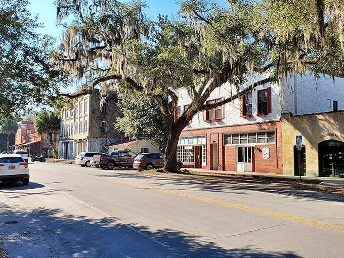Brick buildings that have witnessed more history than a Ken Burns documentary, standing proudly as if to say, "Theme parks? We don't need no stinking theme parks!"