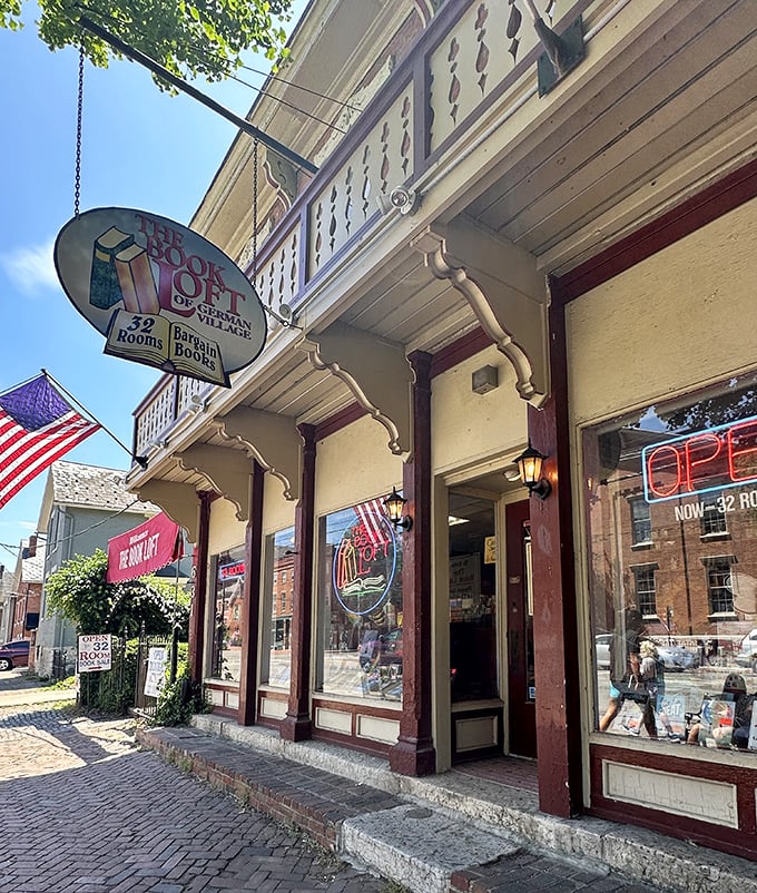 The storefront might look quaint, but don't be fooled—this is the literary equivalent of Dr. Who's TARDIS, impossibly bigger on the inside.