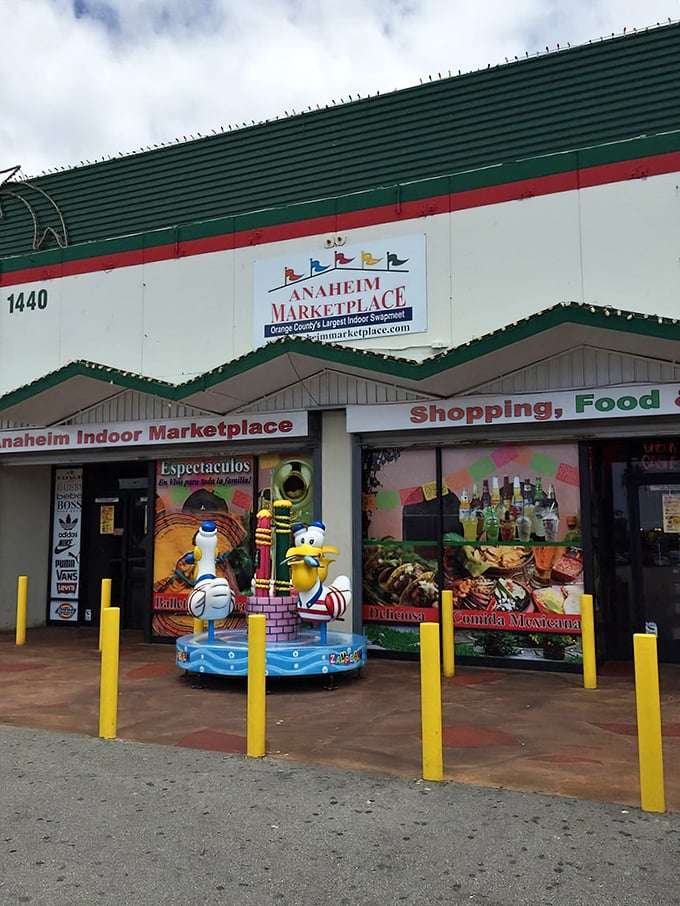 Step through these doors and leave the ordinary behind – that kiddie ride out front is just a hint of the fun awaiting inside.