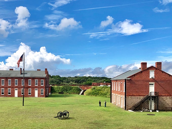 Fort Clinch stands as a time capsule of Civil War history, where you can almost hear the echoes of soldiers' footsteps across the parade grounds.