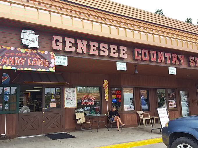 Where nostalgia meets mountain charm – this roadside treasure has been fueling Colorado road trips with sugar and smiles for generations.