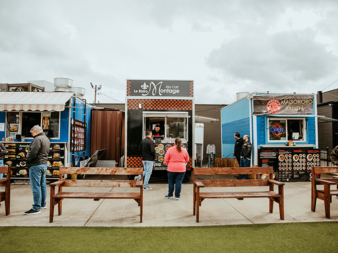Where culinary dreams come true in a humble setting. This unassuming cart houses flavor combinations that would make even the most sophisticated palates swoon.