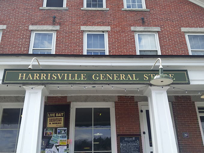 The Harrisville General Store isn't just a shop – it's the town's living room where fishing tips and local gossip are exchanged with equal enthusiasm.