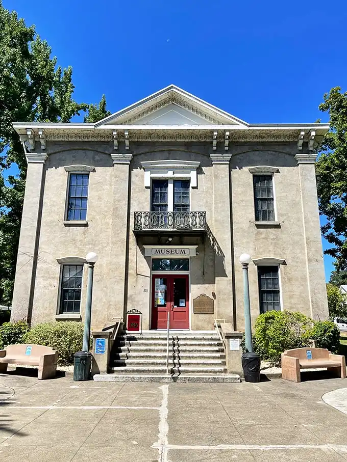 This isn't just any old building—it's Lakeport's Historic Courthouse Museum, where local history gets the spotlight it deserves without the dusty boredom.