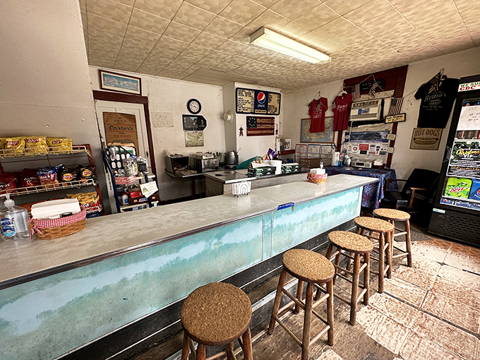 Step inside and time stands still – this no-frills counter and those well-worn stools have witnessed decades of hot dog devotion and countless satisfied smiles.