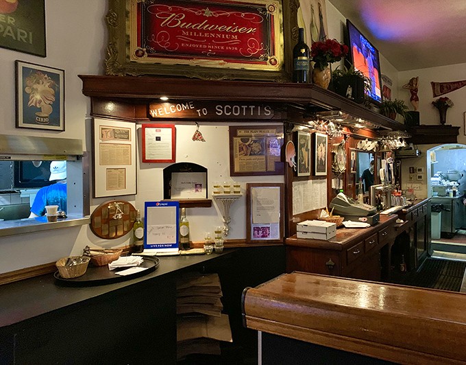 Step inside and time slows down – the welcoming counter area at Scotti's feels like the Italian grandmother's kitchen you wish you had.