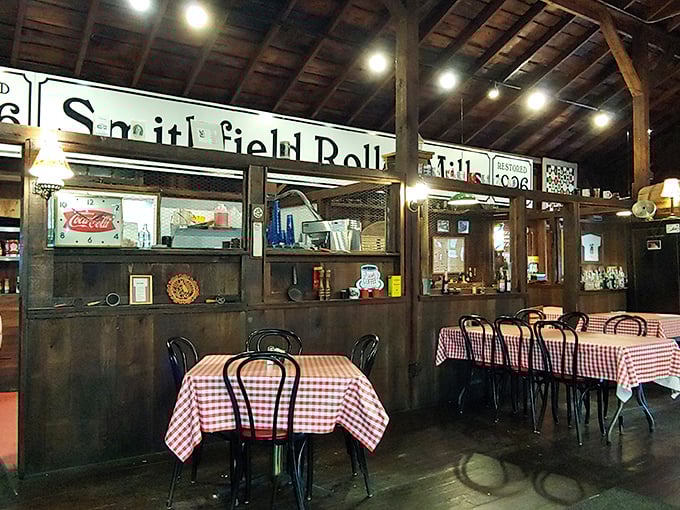 Step inside and time slows down – wooden walls, checkered tablecloths, and the promise of a meal that'll make you forget all about your diet resolutions.