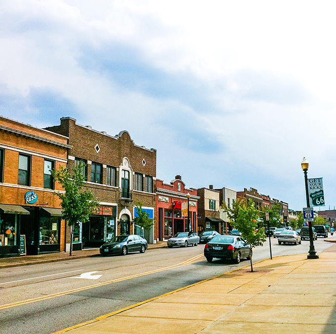 Maplewood's historic main street isn't trying to be charming—it just is. These brick storefronts have witnessed decades of community life while remaining refreshingly unpretentious.
