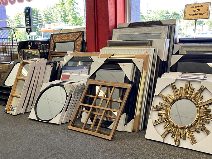 Mirror, mirror, on the wall (or leaning against it) - who's the thriftiest shopper of all? This collection ranges from simple to sunburst spectacular.