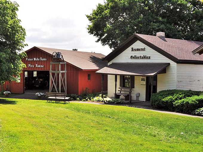 History comes alive at the Swiss Historical Village, where yesterday's stories are preserved in charming red barns and humble homesteads.