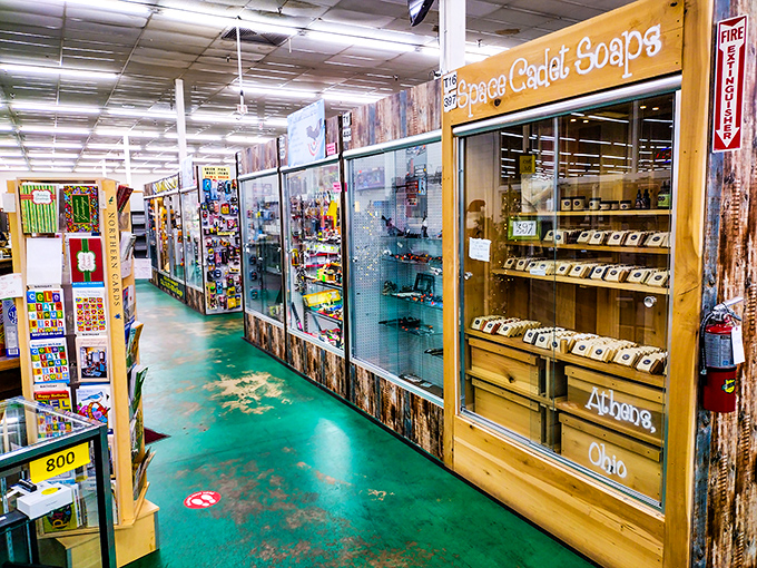 Rows of vendor booths stretch like a treasure map, each one promising discoveries you never knew existed.