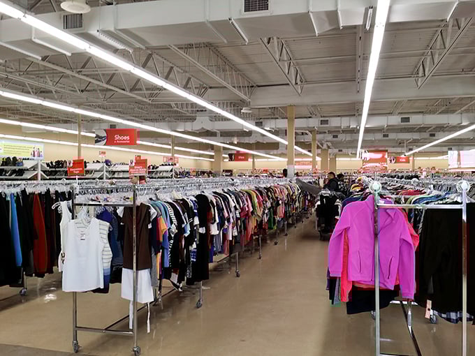 Endless racks of possibility stretch before you like a fashion frontier waiting to be explored.