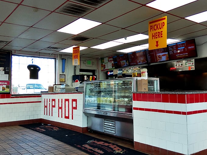 No-frills counter service is the name of the game here. This isn't about the decor—it's about what comes out of those sizzling fryers.