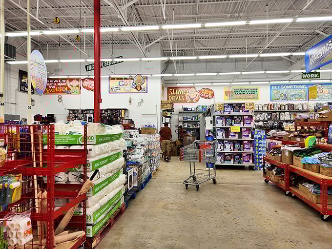 Navigation tip: follow the "Slimey Deals" signs and bring a strategy—or just surrender to the treasure hunt through aisles of endless possibilities.