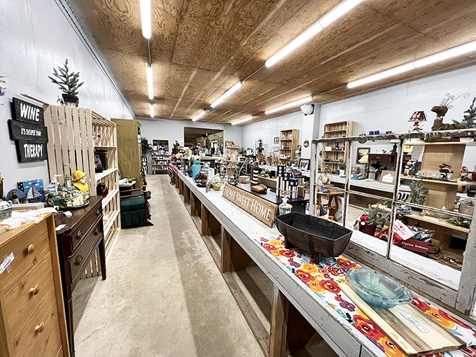 Walking through these aisles feels like exploring your coolest friend's attic, if that friend had impeccable taste and organized everything perfectly.