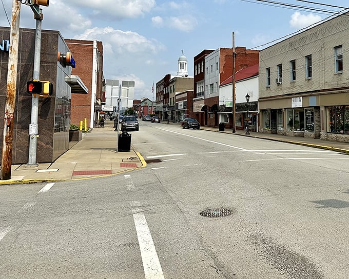 Downtown intersections in Waynesburg offer glimpses of architectural treasures in every direction. No GPS needed—just follow the brick and stories.