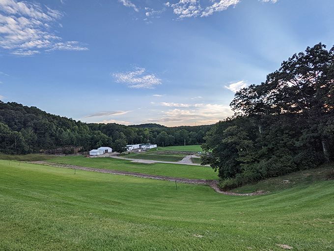 Burr Oak State Park: "Rolling hills that go on forever. This isn't just a view—it's Ohio's version of a meditation app without the subscription fee."