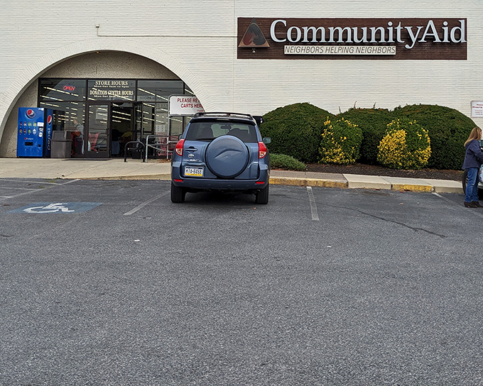 "Neighbors Helping Neighbors" isn't just a slogan here – it's what happens when your shopping cart overflows with unexpected finds.