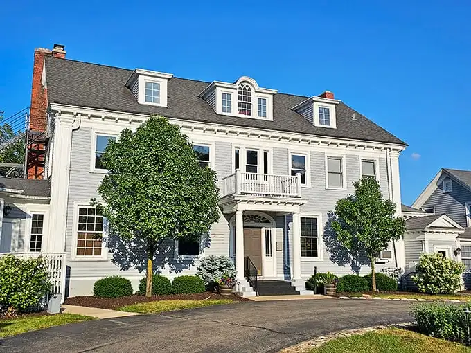 Hunt Club's elegant white colonial mansion isn't just a pretty face – it's home to some of Wisconsin's most luxurious steaks.
