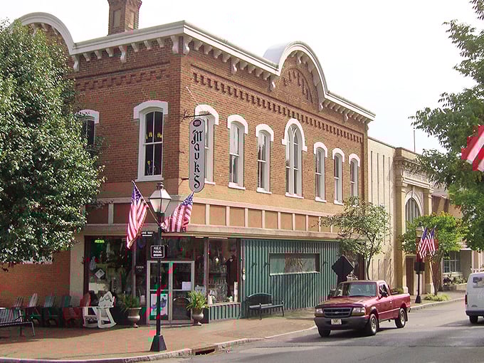 Jonesborough's brick buildings have witnessed centuries of history. This isn't just a town—it's a living museum with affordable rent!
