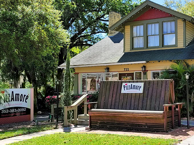 PizzAmoré's charming cottage looks like it belongs in a storybook – with a pizza happily-ever-after waiting inside.