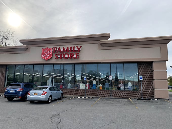 The Salvation Army Family Store: where your grandmother's cast-offs become someone else's vintage statement pieces.