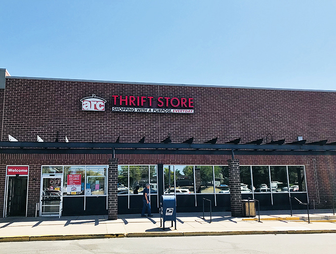 Arc's meticulously organized clothing department puts some department stores to shame. Color-coding makes finding that perfect shirt a breeze!