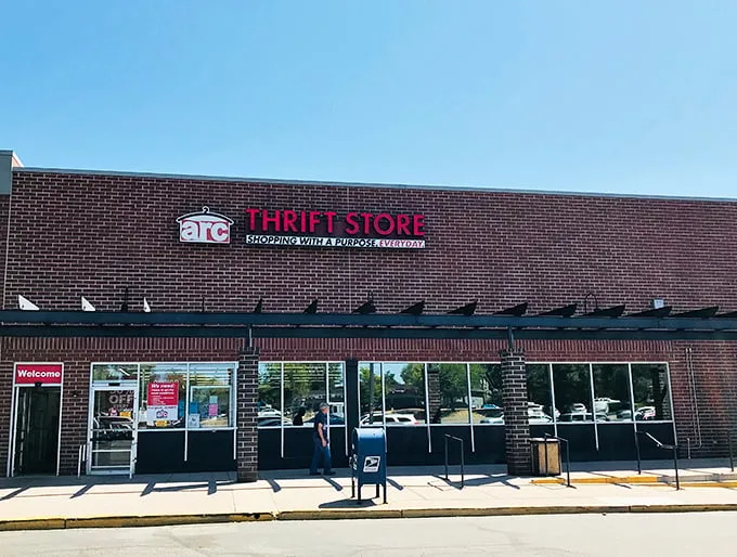 Arc's meticulously organized clothing department puts some department stores to shame. Color-coding makes finding that perfect shirt a breeze!