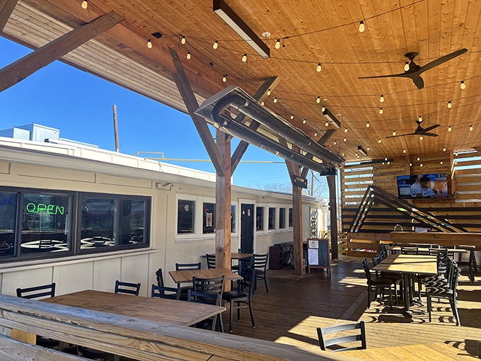 Brown's Diner: The wooden deck outside offers the perfect spot to enjoy Nashville's best-kept burger secret. No frills, just thrills!