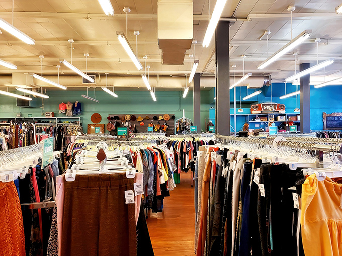 Wooden floors and carefully curated racks make Buffalo Exchange feel less like thrifting and more like boutique shopping—at garage sale prices.
