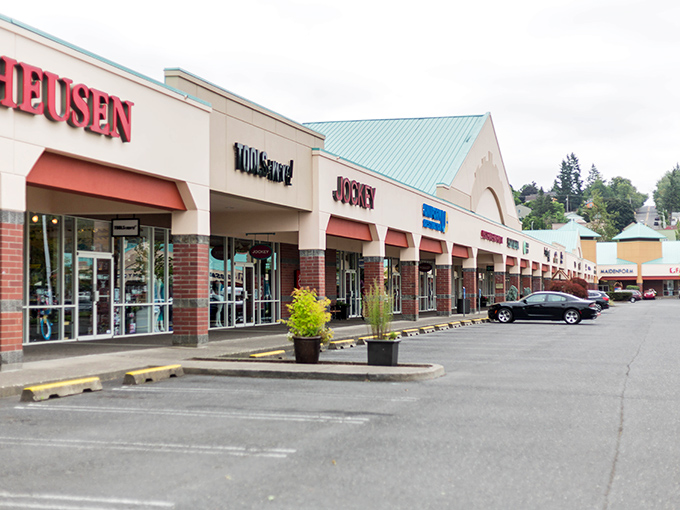 Classic strip mall charm with serious savings potential - sometimes the best treasures hide in plain sight.