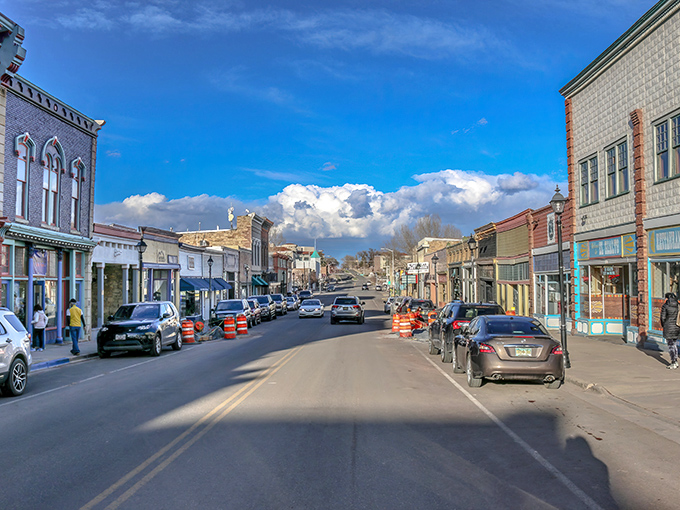 Main Street magic in Las Vegas, NM. The kind of place where you half-expect to see tumbleweeds rolling down the street at high noon.