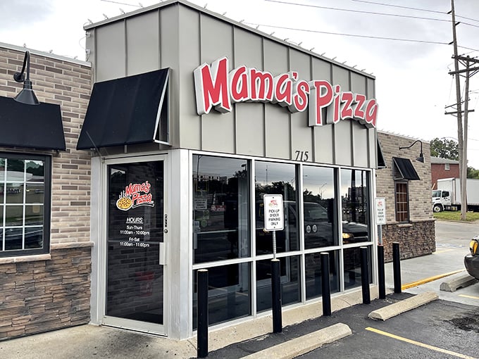 Step through these doors at Mama's and prepare for cheese pulls that defy gravity. 