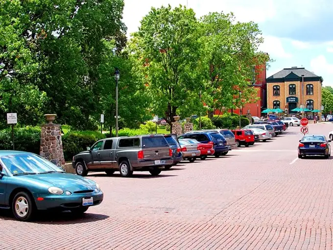 Brick streets and vintage storefronts give Woodstock's town square the kind of charm developers try (and fail) to recreate in modern shopping centers.