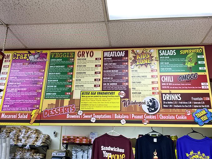The rainbow explosion of menu options might induce decision paralysis, but trust me—it's the best kind of problem to have.
