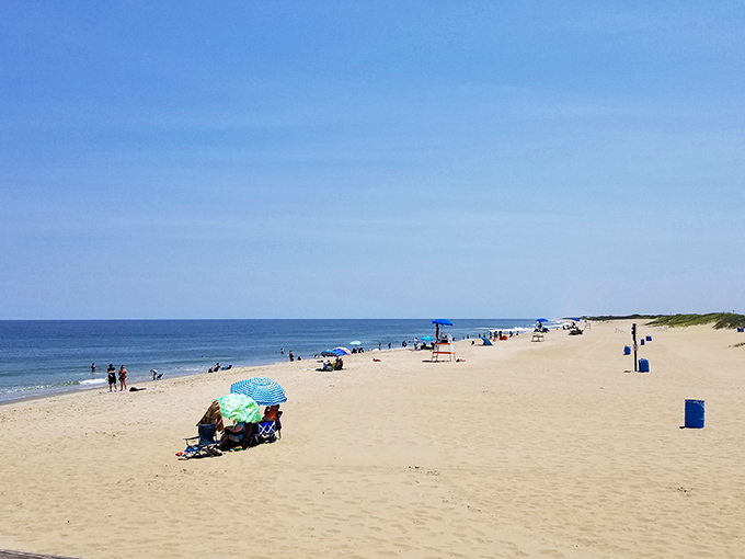 Room to breathe, space to roam. Sandbridge Beach delivers that rare coastal commodity—actual sand you can claim without touching strangers' towels.