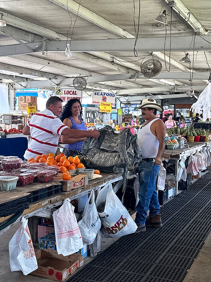 The produce section is where deals and meals come together. Nothing says "authentic Florida" like haggling over fresh oranges.
