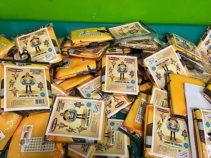 Halloween in a bin? These costume pieces are waiting to transform you into anything imaginable.