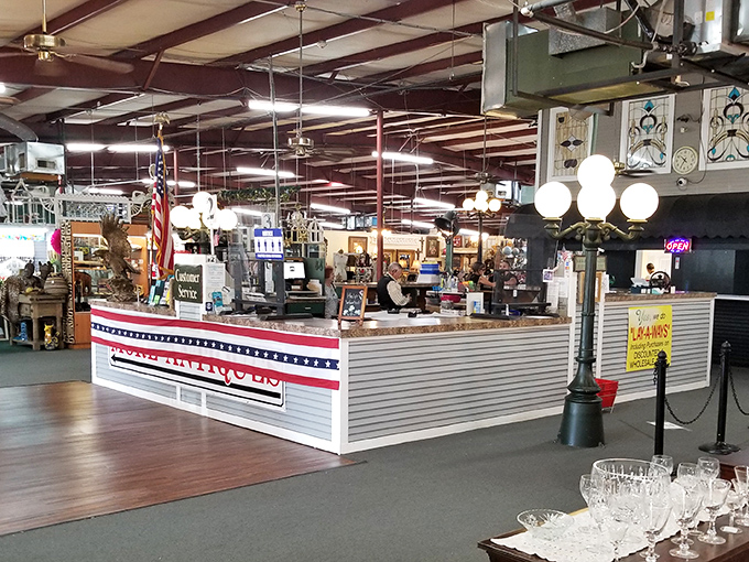 Command central for your antiquing expedition – where friendly staff stand ready to guide you through this labyrinth of memories and possibilities.