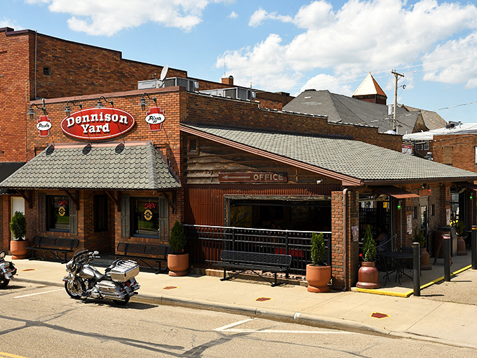 Dennison Yard isn't just a restaurant—it's a love letter to the town's railroad heritage, housed in a building that's seen generations come and go.