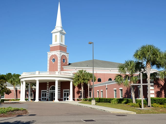 This isn't your average church steeple – it's a beacon of architectural splendor that would make even the most devout atheist appreciate divine design.