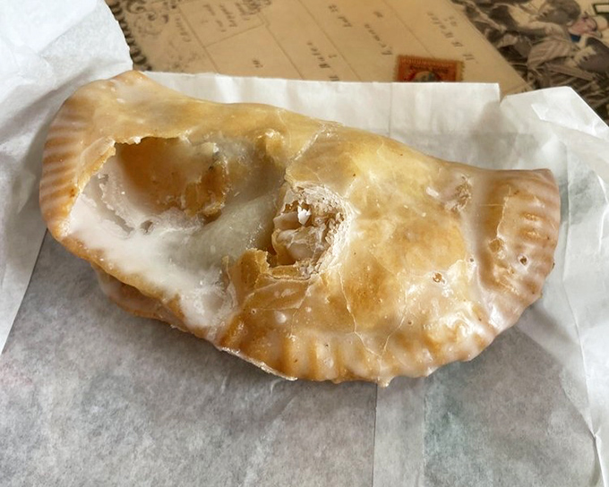 Flaky, golden, and filled with delicious mystery. This hand-held pie isn't just dessert—it's edible nostalgia that makes your smartphone seem suddenly irrelevant.