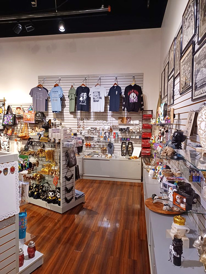 The gift shop offers mementos slightly more conversation-starting than your average museum magnet. That t-shirt will definitely turn heads at your next family reunion.
