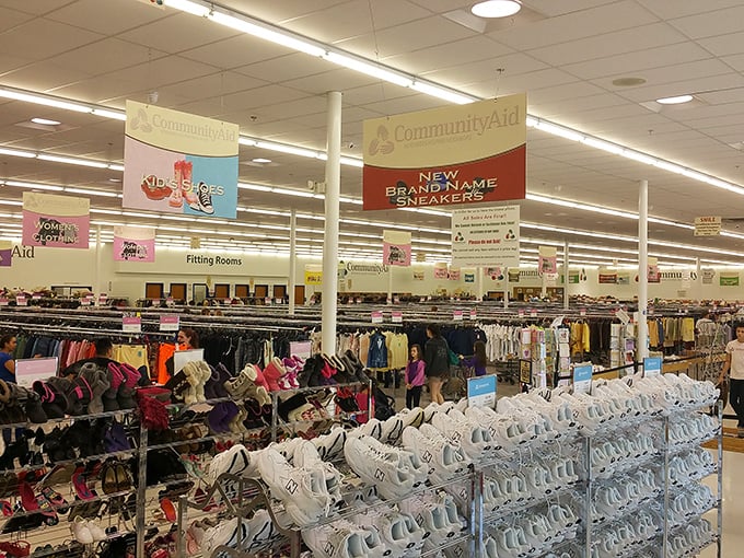 Welcome to the mothership of thrift stores, where aisles stretch toward what seems like infinity and bargains await at every turn.