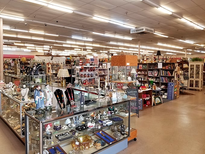 The vastness of the main floor stretches before you—35,000 square feet of "I remember when we had one of those!"