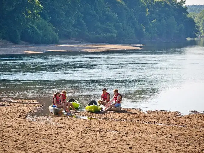 Nothing says "I've escaped the rat race" quite like a riverside gathering where the only notifications are the gentle lapping of water against the shore.
