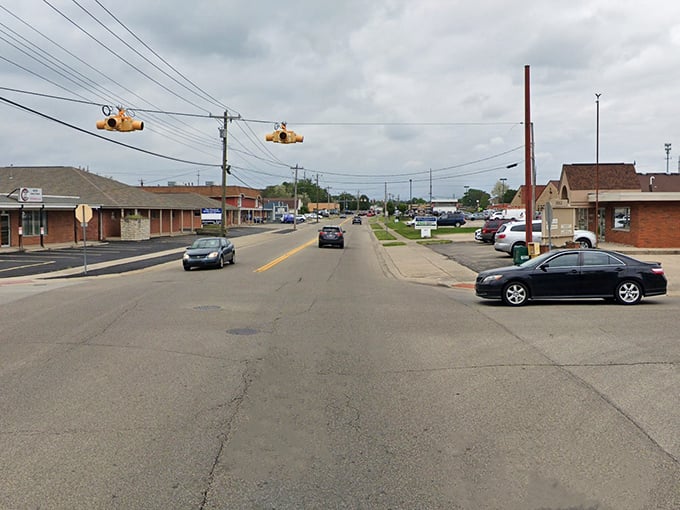 The kind of street where you can actually see the businesses while driving by—a refreshing change from the blink-and-you'll-miss-it pace of highway commerce.